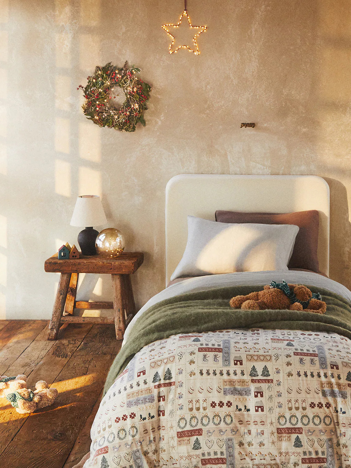 《ZARA HOME kids》2023秋冬圣诞主题系列Lookbook-POP家纺趋势网